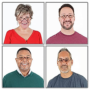 Clic Magnetic Reading Glasses, Computer Readers, Adjustable Temples, Sonoma, (L-XL, Tortoise, 1.25 Magnification)