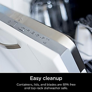 Ninja TB401 Detect Kitchen System Power Blender + Processor Pro, BlendSense Technology, Blender, Chopping & Smoothies, 1800 Peak Watts, 72 oz. Pitcher, 64 oz. Food Processor, 24 oz. To-Go Cup, Black