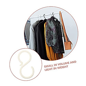 NOLITOY 40pcs No Towel Clothes Type Bags Sundries Free Headband Cups S-Shaped Hanging Jewelry S Organizer Hanger Shirt Anti-Drop Office for Plastic Hooks Metal Kitchen Punching Heavy Duty