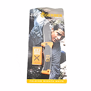 Bear Grylls Survival Series, Folding Sheath Knife, Stainless Steel