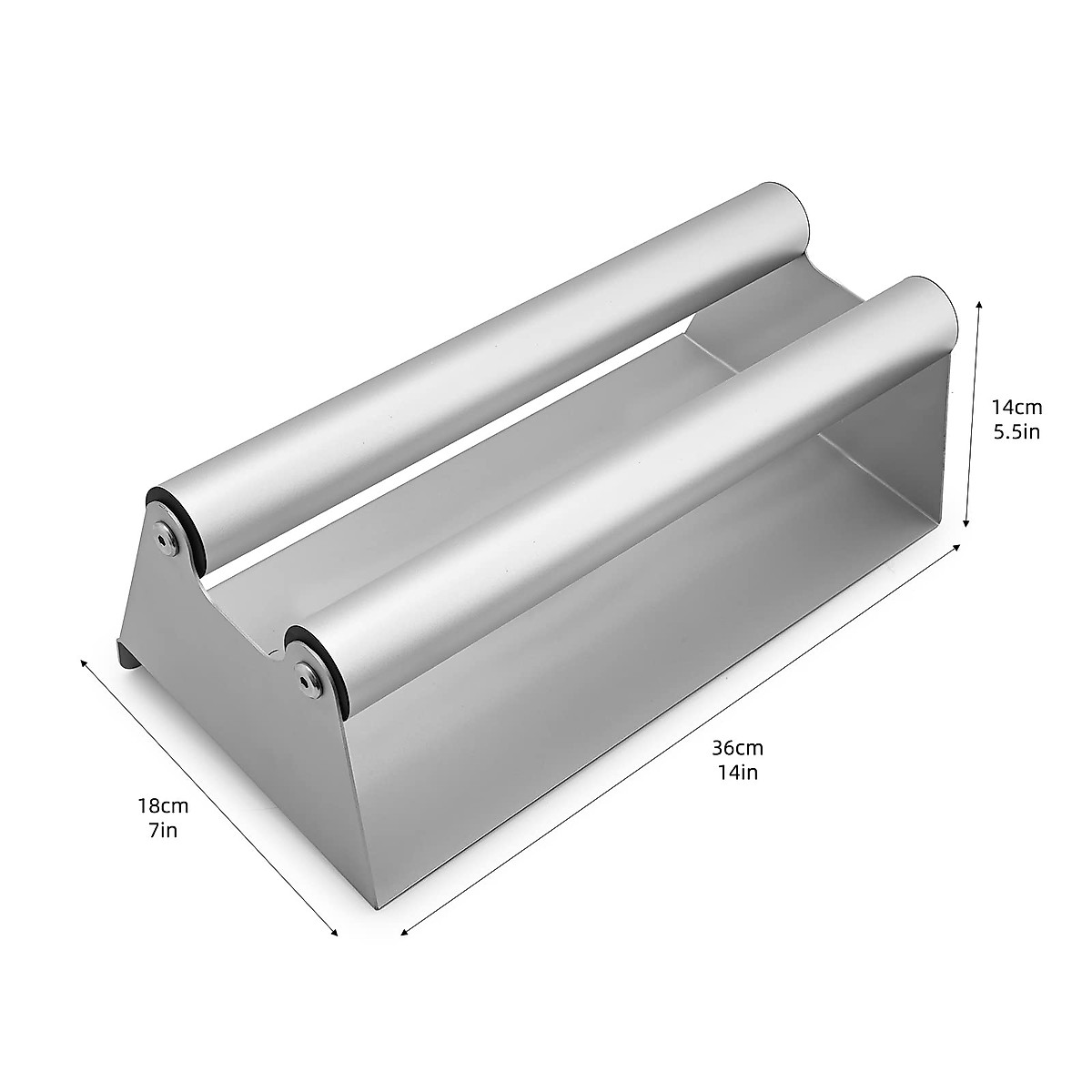FOSHIO Premium Metal Vinyl Roll Display Holder, Vinyl Storage Rack Roll Tool for Pulling Vinyl Wrap Roll, Window Film, Wallpaper