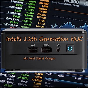 Intel NUC Mini pc Wall Street Canyon NUC12WSHi7 i7-1260P,12 cores,16 Threads, Running with Windows 10 Pro, 32GB RAM + 1TB NVMe, 4.7GHz Intel Iris Xe Graphics, 4K displays or one 8K Display