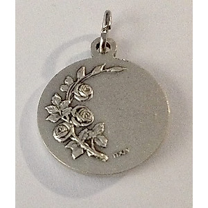 I G J Saint Therese of Lisieux (Jesus Child and of the Holy Face) Silver Medal - The Patron Saints Medals