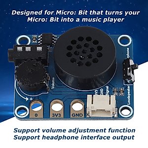 Speaker Module Expansion Board,Speaker Module Expansion Board for Micro: bit NS8002 Chip Compatible for 3.3V/5V Arduino Boards,Supports for Arduino Development Board