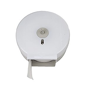 Mind Reader Commercial Bathroom Tissue Dispenser, Wall Mount Tissue Holder for Professional Bathroom 10.25 in. L x 4.88 in. W x 10.5 in. H