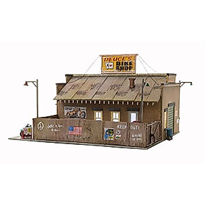 Woodland Scenics BR5845 O Scale Deuce's Bike Shop Kit