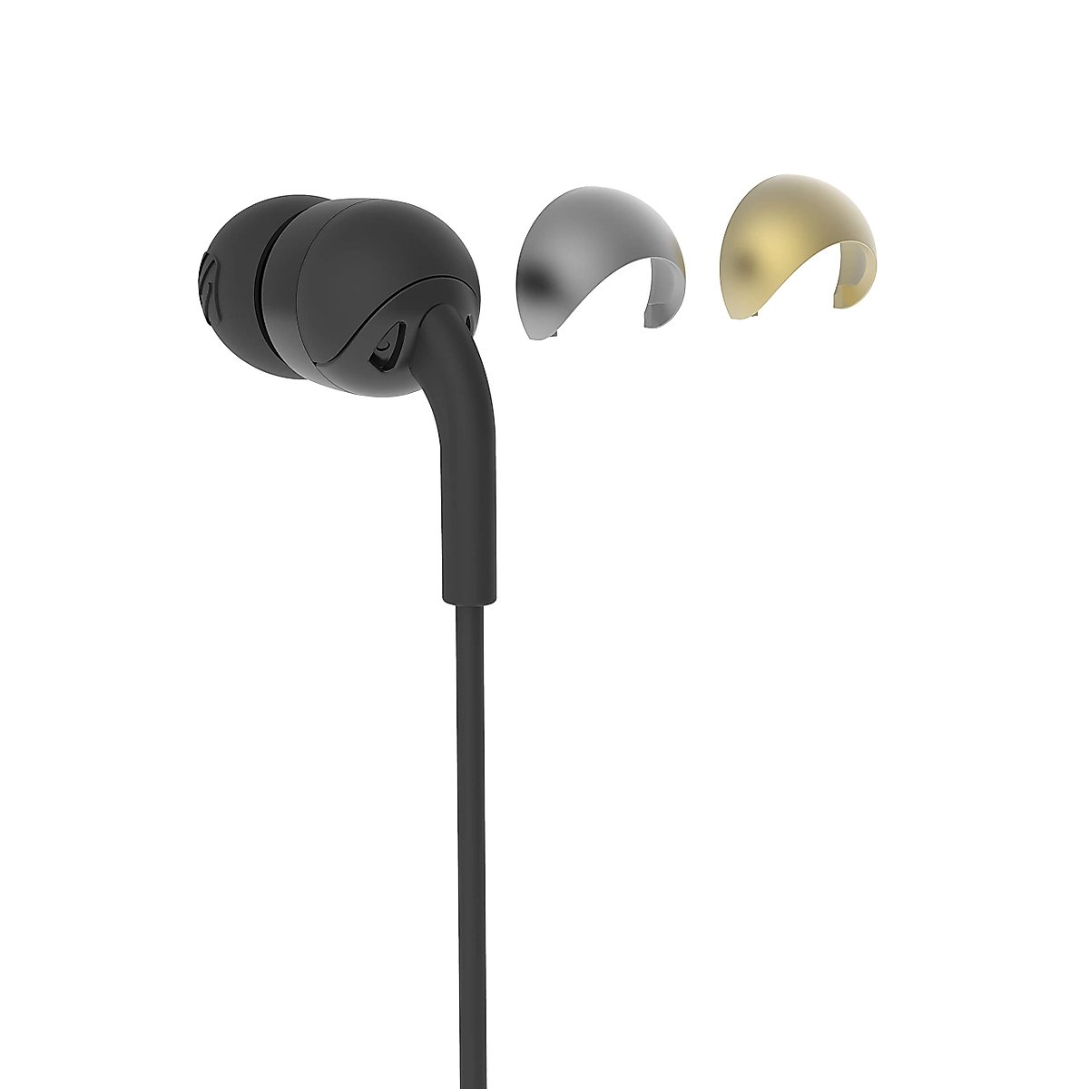 Scosche IDR301L Wired Earbuds for Apple Lightning Devices with Built-in Microphone and Remote, Black