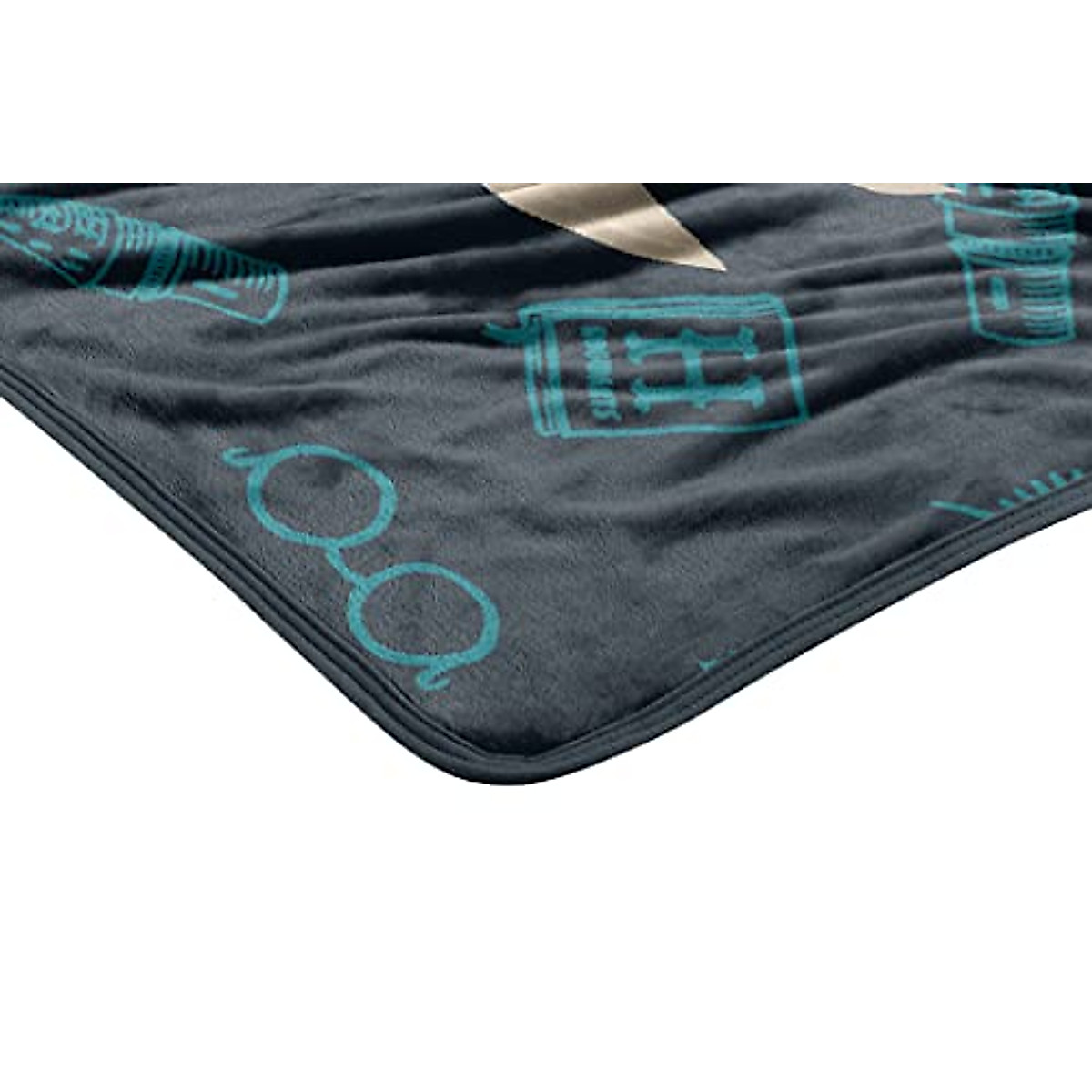 Harry Potter Fleece Throw Blanket - Harry Potter Hogwarts Plush Fleece Throw - Gryffindor Hufflepuff Ravenclaw Slytherin Wizardry Throw Blanket (Harry Potter)