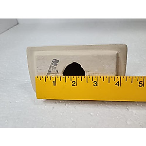 Vintage Snow White Ceramic Towel Bar Rod Rack Post Holder Brackets Tile Set Mid Century Modern Retro