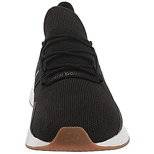 New Balance Men's Fresh Foam Roav V1 Running Shoe, Black/Grey, 11