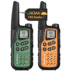 Baofeng MP25 Walkie Talkies Long Range for Adults 22 Channel FRS Walky Talky Rechargeable Handheld Two Way Radios with Flashlight(Not Include Battery)