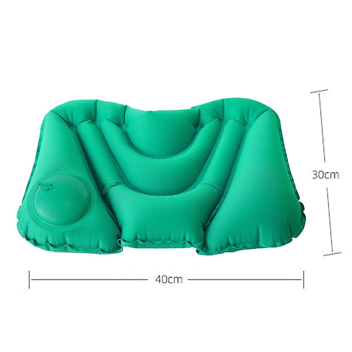 oAutoSjy Press Inflatable Pillow for Neck Lumbar Support Camping Pillow Comfortable Travel Air Pillow Ultralight Inflatable Camping Pillow for Sleeping Portable Inflatable Cushion for Car Home Office