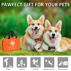 GPUSFAK Pet First Aid Kit for Dogs and Cats - Pet Emergency Kit for Traveling Home