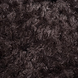 Pet Bed – 36x24 Dog Pillow and Crate Pad with Faux Fur Sleep Surface and Non-Slip Bottom – Machine Washable Dog Bed by PETMAKER (Brown)