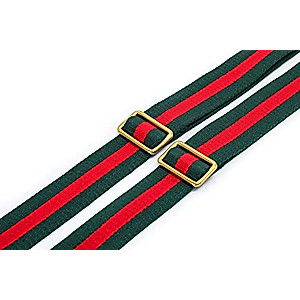 GOXTECH Wide Shoulder Strap Adjustable Replacement Crossbody Purse Handbag (Orange Leather Head )