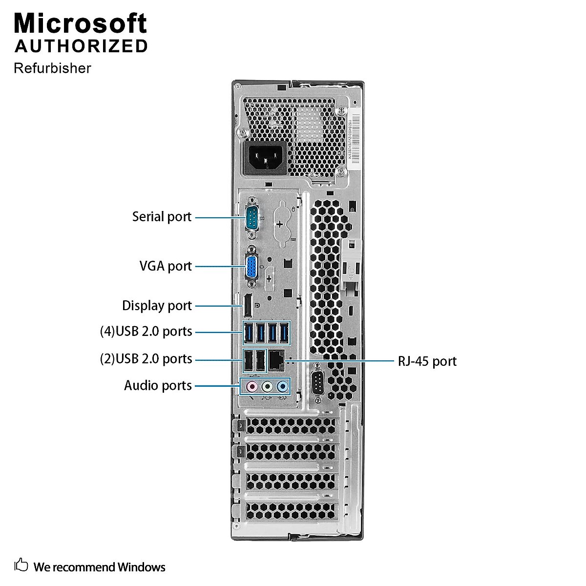 Lenovo ThinkCentre M92p High Performance SFF Desktop Computer, Intel Core i5 CPU up to 3.6GHz, 8GB DDR3 RAM, 500GB HDD, Windows 10 Professional (Renewed) (i5 8GB WiFi)