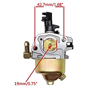 Fullas Huayi OEM Carburetor 170SD Compatible with MTD Troy-Bilt, Cub Cadet, Snowblower 208CC Gas Engine 270-WU with OEM Number 951-15236 and 751-15236