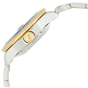 Invicta Men's Pro Diver 40mm Steel and Gold Tone Stainless Steel Automatic Watch with Coin Edge Bezel, Two Tone/Blue (Model: 8928OB)