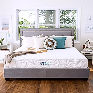 Sunrising Bedding 12" Gel Memory Foam Mattress Queen Size, Firm, No Harmful Chemicals, No Fiberglass, Adjustable Bed Frame Compatible