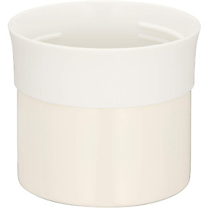 Thermos FFM-351 PRW Water Bottle, Stainless Steel Slim Bottle, Pearl White, 11.8 fl oz (350 ml)