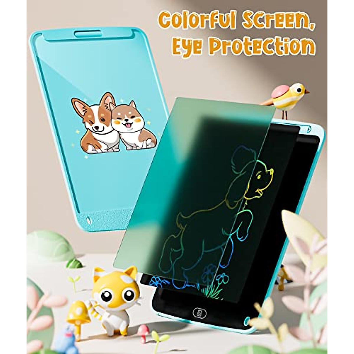 LCD Writing Tablet, 10-Inch Doodle Board, 3-Pack Toddler Toys, Educational Learning Drawing Tablet for Kids, Christmas and Birthday Gifts for 2 3 4 5 6 7 8 9 10 Years Old Boys and Girls