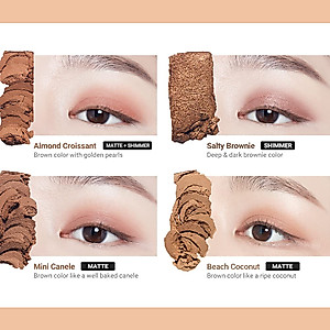ETUDE Play Color Eyes #Bakehouse (21AD) | | Vivid 10 Color Eye Shadow Palette with Soft Texture and Daily Deep Coffee Colors | Eyes Makeup | Kbeauty
