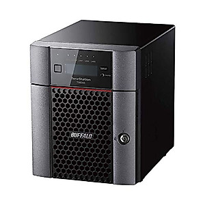 BUFFALO TeraStation 6400DN 16TB (4x4TB) Desktop NAS with HDD Included + Snapshot Protection Against Ransomware / 4 Bay / 10GbE / Storage Server/NAS Server/NAS Storage/Network Storage/File Server