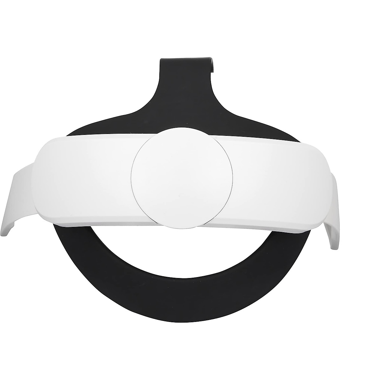 Soarking Headset Accessories Elite Head Strap Replacement Parts for Quest 2,Carrying Case Friendly(White_Black)