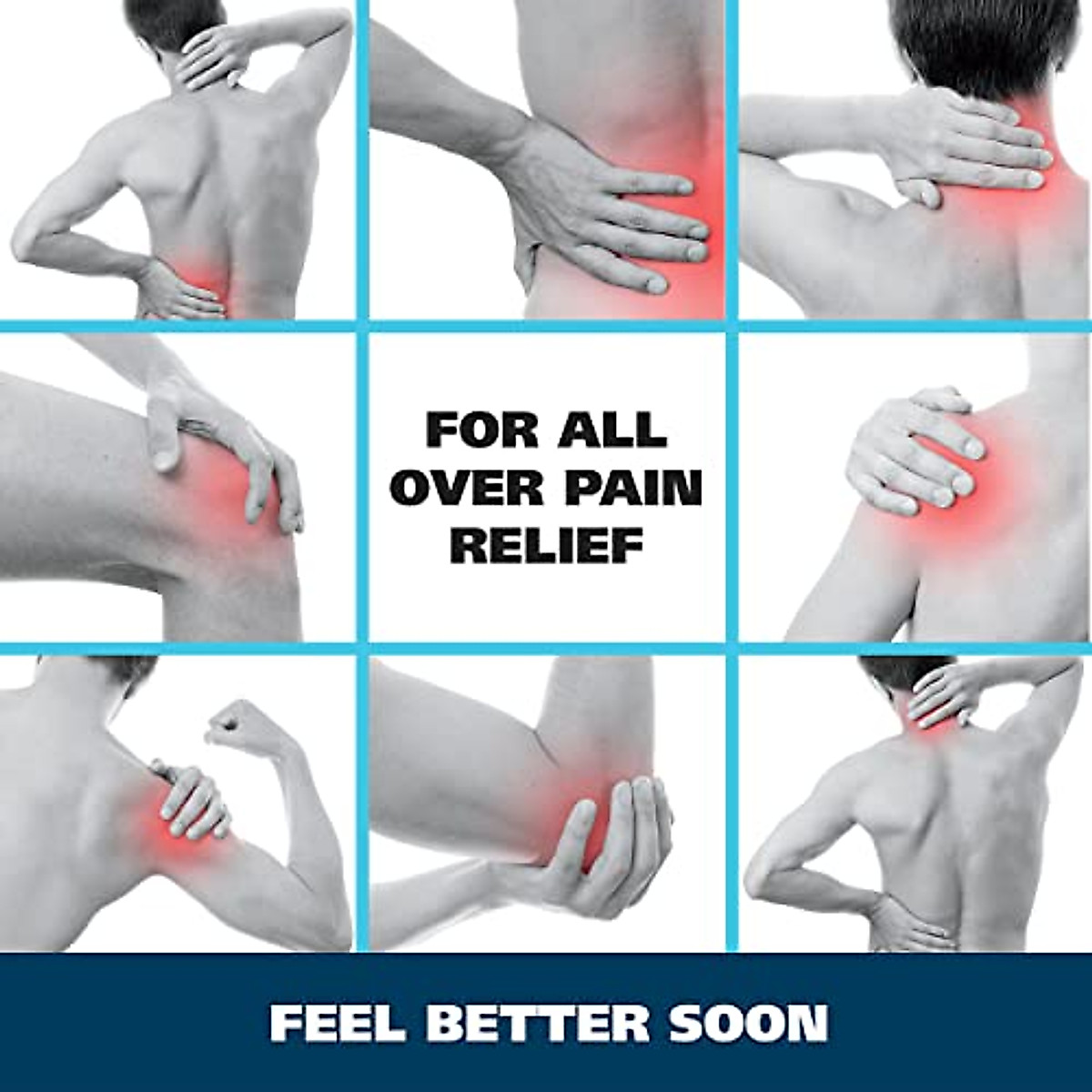 Wahl All Body Corded Light Soothing Vibratory Massager with 4 Attachment Heads - 2 Massaging Speeds - Massage Tools for Back, Foot, Neck, and Leg Massage – FSA Eligible - Model 4120-600