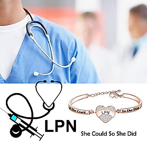 TIIMG LPN Gift Licensed Practical Nurse Gift Nursing Graduation Gift LPN Nurse Graduate Gift She Believed She Could So She Did Medical Graduation Gift