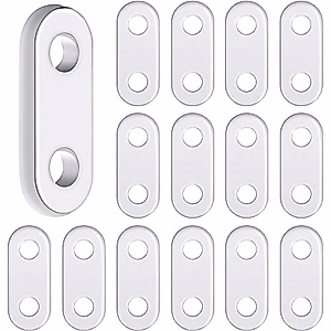 Jetec 20 Pieces Curtain Weights Curtain Iron Weights White Bedroom Window Curtain Pendant Iron Weights for Home Curtains Tablecloth Flags