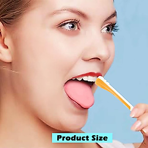 Tongue Scraper Cleaner Soft Tongue Scraper for Healty Oral Care,maxin 6PCS Tongue Cleaner Oral Health Tools for Adult Kids