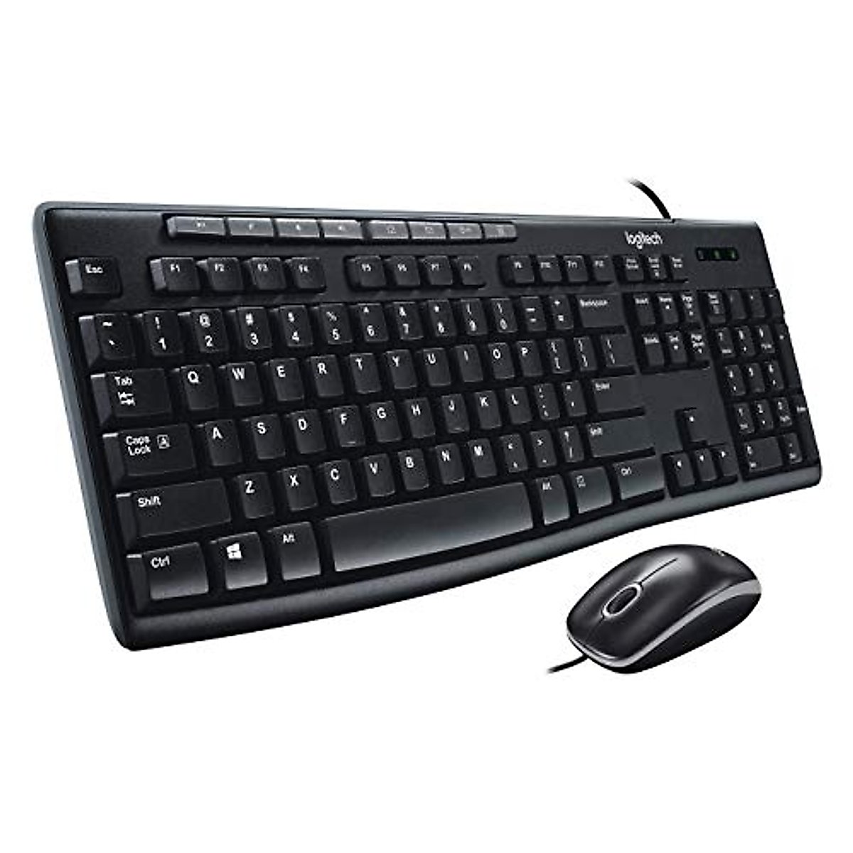 Logitech Media Combo MK200 Full-Size Keyboard and High-Definition Optical Mouse