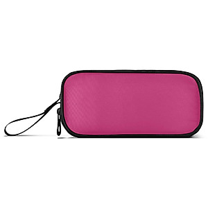 J JOYSAY Hot Pink Pencil Case Pouch Big Capacity Pencil Bags with Zipper Portable Pencil Box Large Pencil Case Organizer for Adults Kids Teens