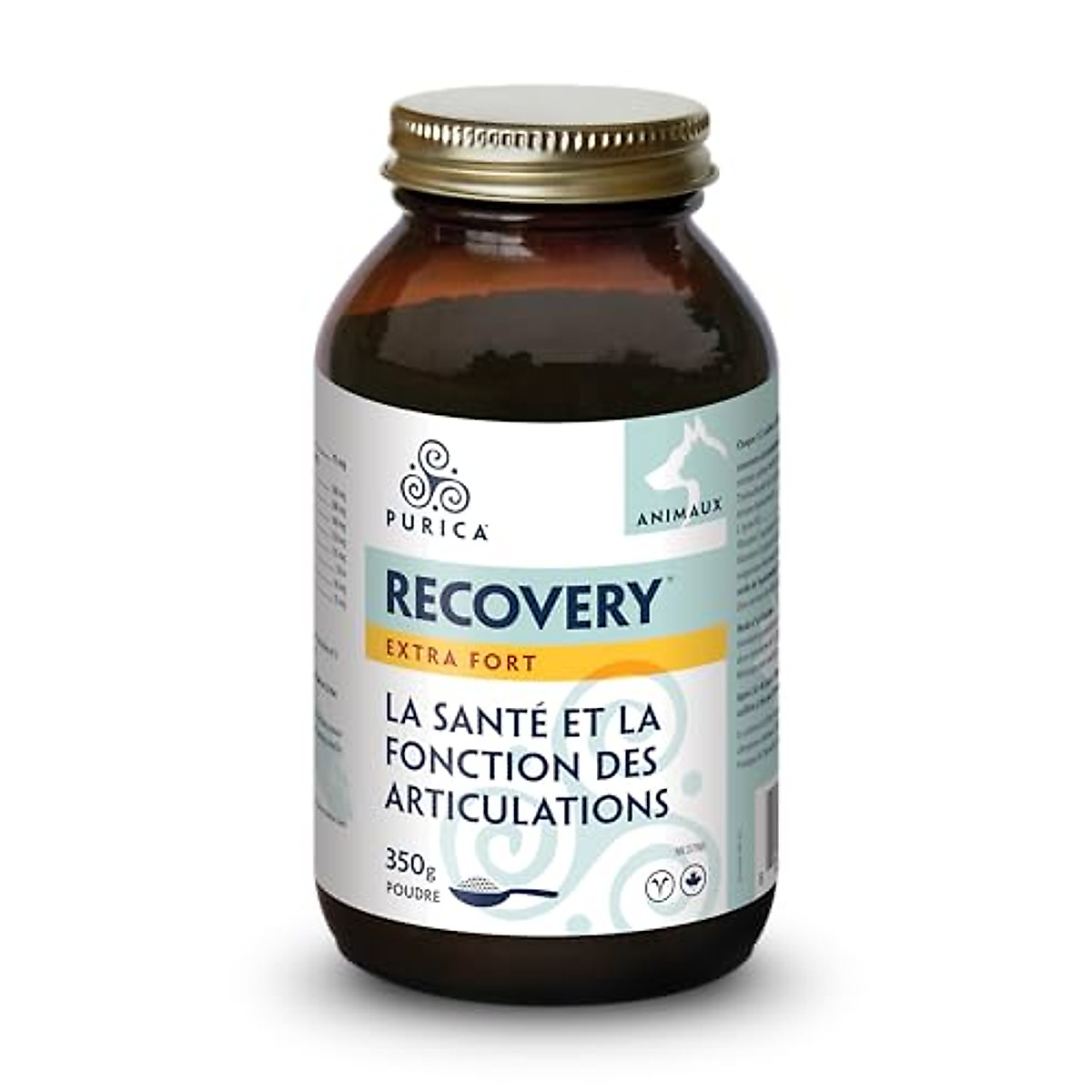 PURICA Recovery SA Powder 350g - Advanced Support for Joints, Comfort & Mobility in Dogs & Cats - Natural & Safe Supplement