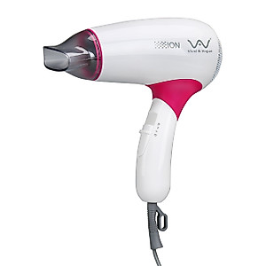 VAV 1200W Travel Hair Dryer Professional Ceramic Mini Blow Dryer for Kids with Cool Shot Button,Folding Handle