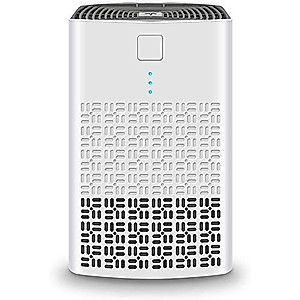 ZHENGXOO Small Air purifier for Bedroom with True HEPA, Portable Air Cleaner Designed for Small Rooms uses 5V 1A Usb Power Interface Model：AM-120 (White)…