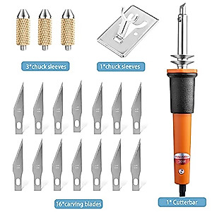 Handheld Electric Hot Knife Cutter Tool,Multipurpose Soldering Iron Tool ,Hot Knife Cutting Tool for Cutting Carving Soft Thin Styrofoam Cloth, Plastic Board, Foam, Wood