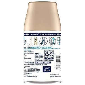 Glade Automatic Spray Refill, Air Freshener for Home and Bathroom, Aqua Waves, 6.2 Oz