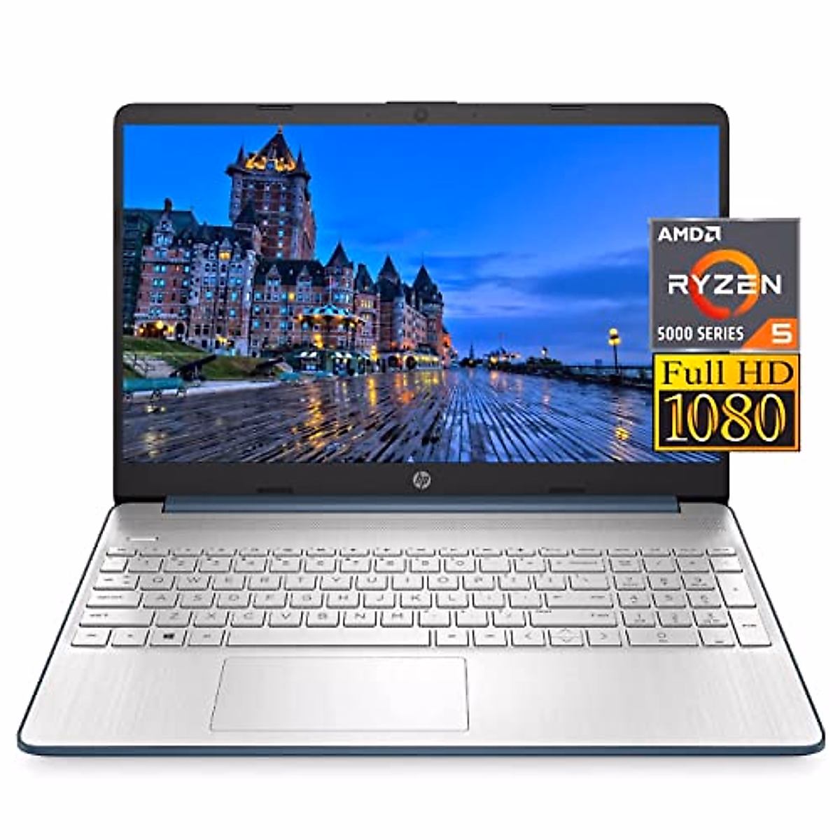 HP 15.6 INCH FHD Student Business Laptop 2023 Newest Laptops, AMD Ryzen 5 5500U 6cored Beat i7-1160G7 Up to 4GHz, 16GB RAM 512GB SSD, AMD Radeon Graphics, WiFi, HDMI, Windows 11 +GM Accessories