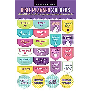 Essentials Planner Stickers - Bible (Set of 450 Stickers)