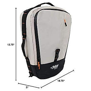 Pelican Sport - ExoChill - Cooler Bag - Fit in Most Tank Wells - Removable Shoulder Strap and Handles On Each Side - More Storage Compartement - PS3012-00, Black/Grey, 18.701 in