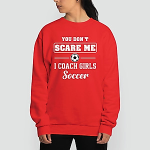 Girls Soccer Teacher Trainer Sweatshirt Funny Gift for Coaches Navy Black Muticolor Unisex Sweatshirt