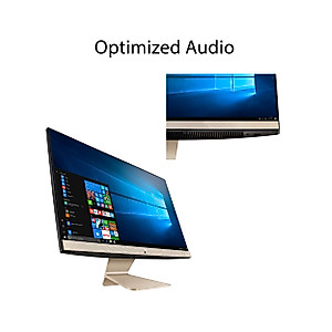 ASUS AiO All-in-One Desktop PC, 23.8” FHD Anti-glare Display, Intel Pentium Gold 7505 Processor, 8GB DDR4 RAM, 256GB PCIe SSD, Windows 10 Home, Kensington Lock, V241EA-ES001