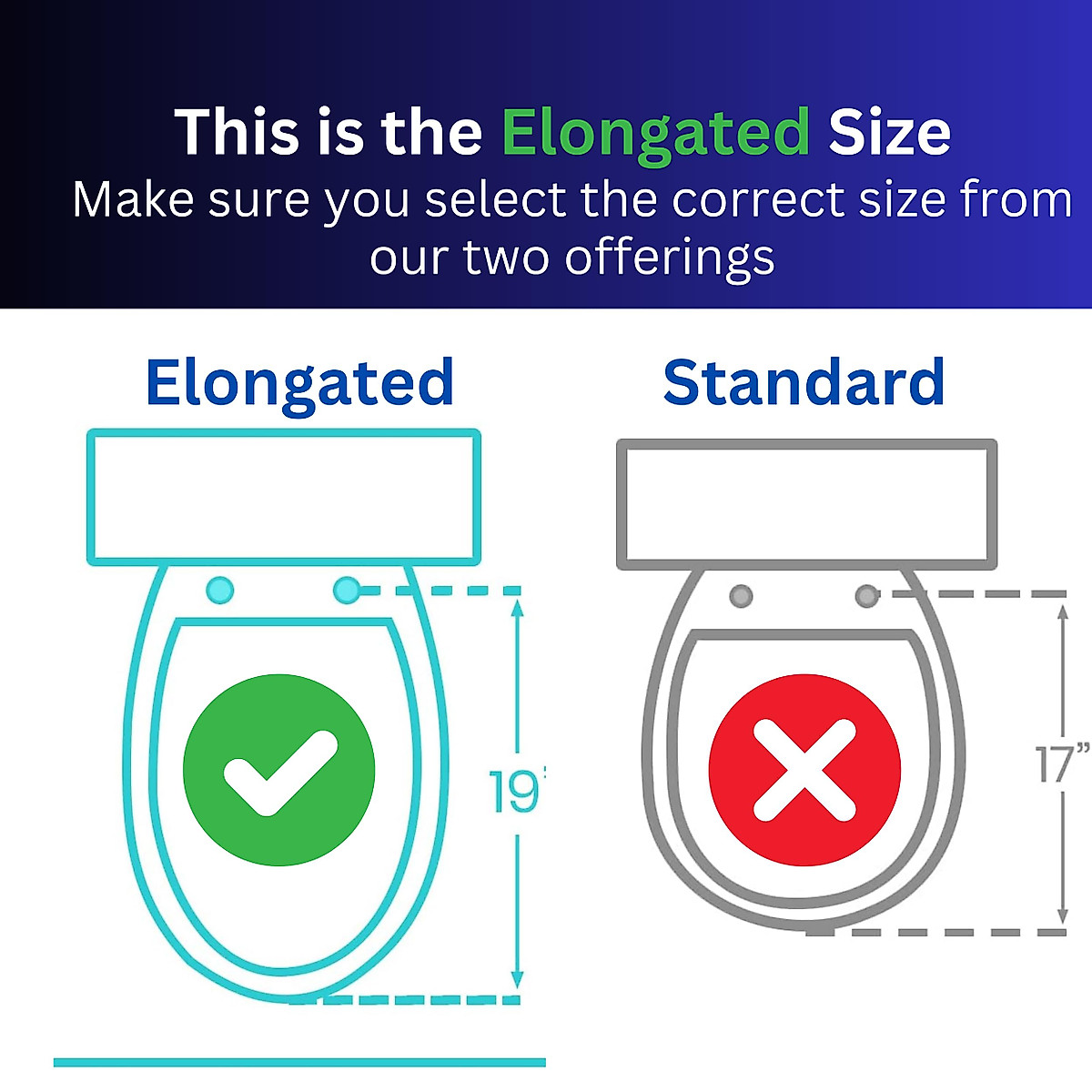 Heavy Duty Elongated Toilet Seat Riser, Easy to Install - 3.5" Lift - 300 lbs Capacity, Premium Padded Support Handles
