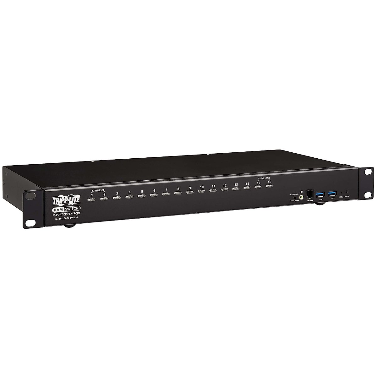 Tripp Lite KVM Switch, 16 Port HDMI USB with Audio and USB Sharing KVM Switch, 1U Rack Mount (B024-HU16)