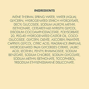 Eau Thermale Avene Trixera Nutrition Nutri-Fluid Cleanser, Soap-Free, Biodegradable, Pump, 13.5 oz.