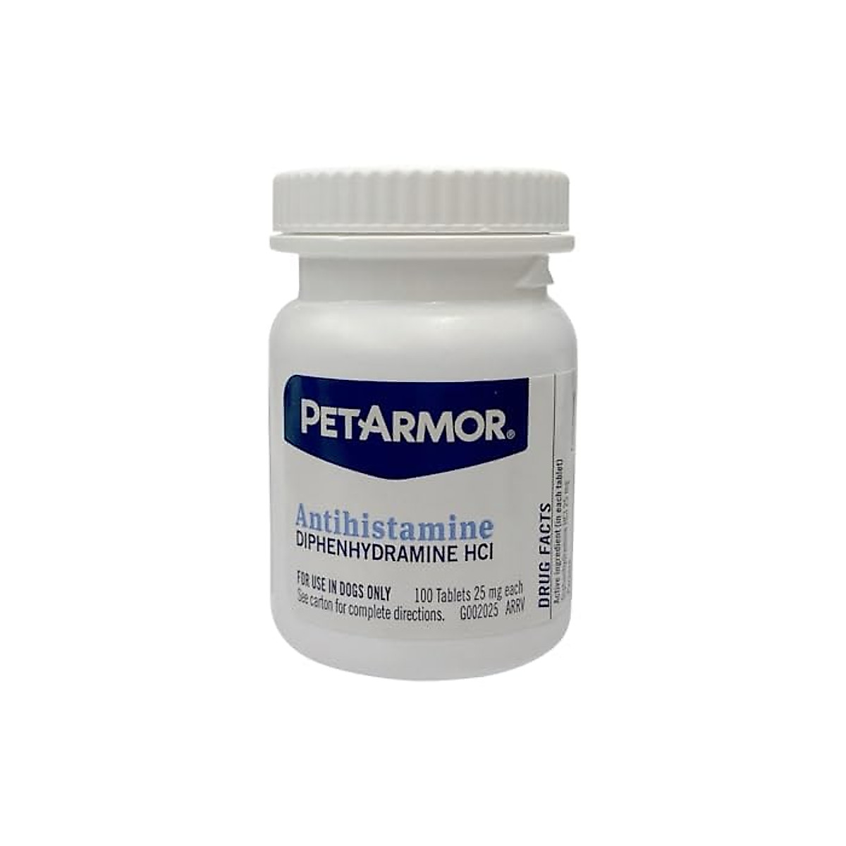 PetArmor Antihistamine Allergy Relief for Dogs, 100 Tablets