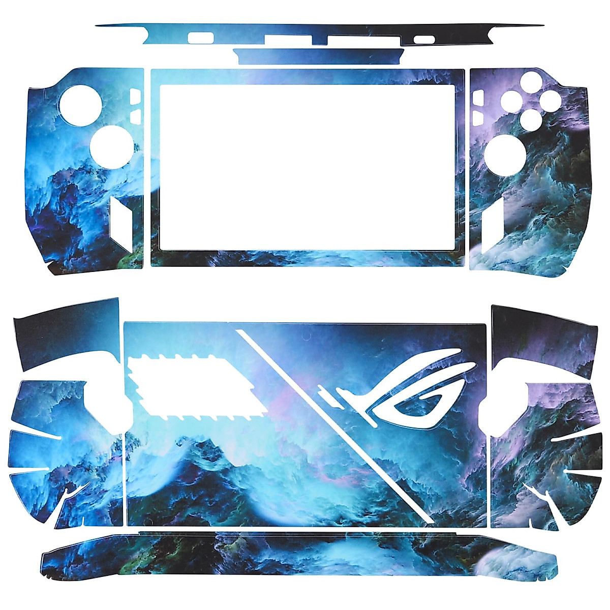 LUPAPA Protective Skin Decal for ROG Ally, Custom Stickers Vinyl Wraps for ROG Ally Gaming Handheld, 2023 New Game Console Sticker Skin
