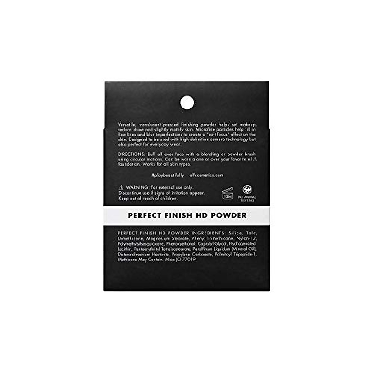 e.l.f, Perfect Finish HD Powder, Convenient, Portable Compact, Fills Fine Lines, Blurs Imperfections, Soft, Smooth Finish, Anytime Wear, 0.28 Oz